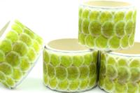 China Heat resistant Green Flowers 42g Washi Tape Stickers for sale
