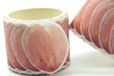 China Custom Printed CMYK Decorative Adhesive Self Washi Tape Stickers for sale