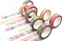 China Decoration Printable Single Sided Masking Washi Tape for sale