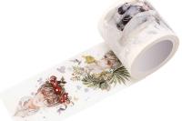 China 45mm Silver Foil Printing Washi Tape Labels For Kids for sale