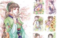 China Japanese Anime 65g Foil Tape Stickers For Notebook for sale