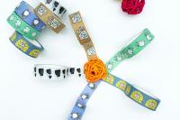 China Custom Stationery Cute Colorful 15mm Cartoon Washi Tape for sale