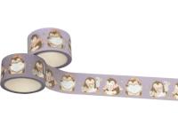 China DEC Cute Cartoon Penguin Adhesive Paper Tape for sale