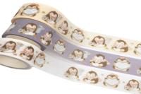 China DEC Cute Cartoon Penguin Adhesive Paper Tape for sale