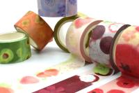 China 10m General Purpose Fruits Pattern Masking Washi Tape for sale