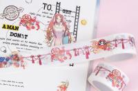 China SGS Kawaii Special Ink Printed Washi Tape For Scrapbook for sale