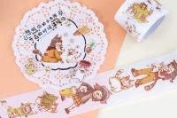 China Creative Cute Cat 10m Label Masking Washi Tape for sale