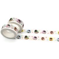 China Waterproof Decorative 15mm Width Sticky Washi Tape for sale