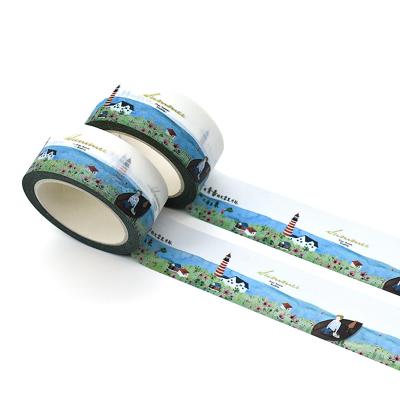 China No Residue Printed Japanese Washi Paper Tape For Stationery for sale