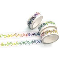 China No Residue Printed Japanese Washi Paper Tape For Stationery for sale