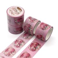 China Water Activated Adhesive Acid Free Printed Washi Tape For Scrapbook Decoration for sale