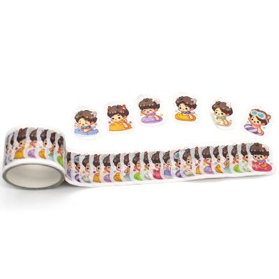 China Kiss Cut Decorative Adhesive Overlap Washi Tape for sale