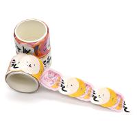 China Kiss Cut Decorative Adhesive Overlap Washi Tape for sale