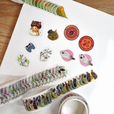 China Custom Acrylic Adhesive Japanese Tape Printed Die Cut Washi Tape for sale