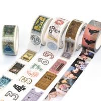 China Colorful Writable Decorative Chinese DIY Design Your Own Adhesive Paper Washi Tape for sale