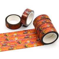China Custom Make Pastel Colors Jumbo Washi Tape Personalizado Acid Free Masking Tape for sale