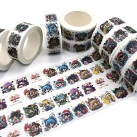 China Custom Make Pastel Colors Jumbo Washi Tape Personalizado Acid Free Masking Tape for sale