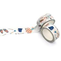 China Custom Make Pastel Colors Jumbo Washi Tape Personalizado Acid Free Masking Tape for sale