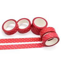 China Kawaii Custom Printed Washi Tape Wholesale Japanese Paper Adhesive Washi Tape for sale