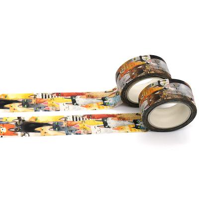 China Waterproof Kawaii Decorative Washi Adhesive Tape for sale