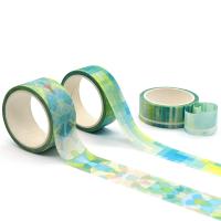 China No Fading CMYK Kawaii Washi Paper Masking Tape Width 18mm for sale