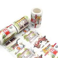 China SVHC Width 12mm Impermeable Japanese Washi Paper Tape for sale