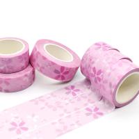 China Width 10mm Single Sided Acrylic Adhesive Washi Tape With No Residue for sale