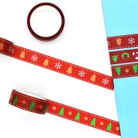 China Colored Gold Foil Sticky Washi Tape Waterproof For Memory Album Decor for sale