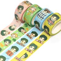 China Writable Water Activated Adhesive DIY Masking Washi Tape for sale