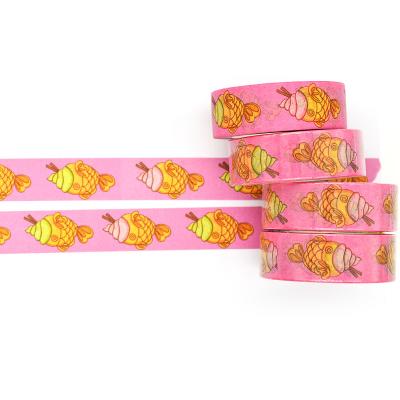China Kawaii Water Activated Adhesive Washi Tape Sets for sale