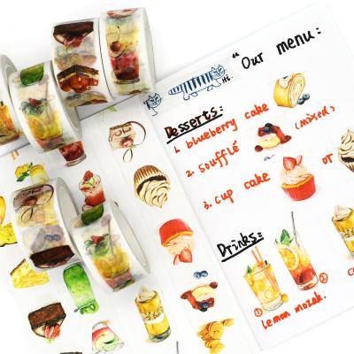 China CMYK Decorative Japanese Washi Paper Kawaii Masking Tape for sale