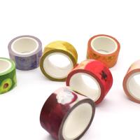 China No Color Fading Tearable Adhesive Skinny Washi Tape for sale