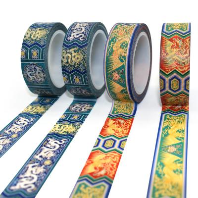 China No Color Fading Tearable Adhesive Skinny Washi Tape for sale