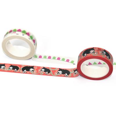 China Tropical Breeze Japanese Paper Washi Tape For Gift Box Decoration for sale