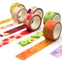 China Heat Resistant Water Activated Adhesive Washi Decorative Tape for sale