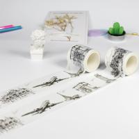 China Impermeable Adhesive Japanese Paper Washi Tape for sale