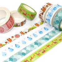 China CMYK Waterproof Kawaii Washi Tape For Scrapbooking Planner for sale
