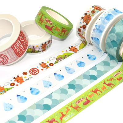China CMYK Waterproof Kawaii Washi Tape For Scrapbooking Planner for sale