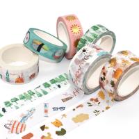 China Multipurpose Colourful Washi Tape With No Residue for sale