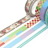 China Multipurpose Colourful Washi Tape With No Residue for sale