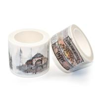 China Journal Planner Sample Card Washi Tapes Waterproof Washi Paper Masking Adhesive Tape for sale