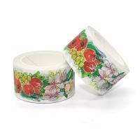 China Journal Planner Sample Card Washi Tapes Waterproof Washi Paper Masking Adhesive Tape for sale