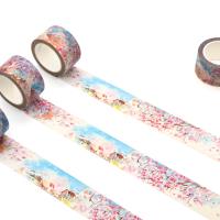 China Wholesale Chinese Custom Design Your Own Adhesive Paper Washi Tape Manufacturer for sale