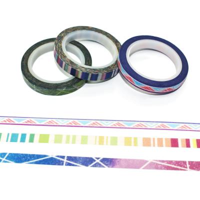 China Colorful Writable China Custom Design Waterproof Washi Paper Tape Box Set In Bulk for sale