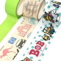 China Colorful Writable China Custom Design Waterproof Washi Paper Tape Box Set In Bulk for sale