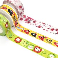 China Colorful Writable China Custom Design Waterproof Washi Paper Tape Box Set In Bulk for sale