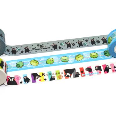 China Modern Daisy Printed Custom Washi Tape With Custom Logo Masking Paper Tape for sale