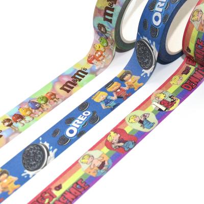 China China Style Adhesive Tape Washi Tape Custom Wholesale With Beautiful Own Designs for sale