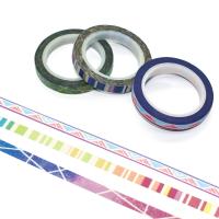 China Wholesale Colorful Printing Acrylic Tape Decorative Custom Washi Tape Suppliers for sale