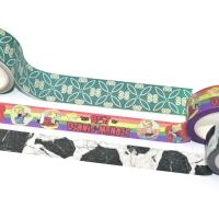 China Wholesale Colorful Printing Acrylic Tape Decorative Custom Washi Tape Suppliers for sale